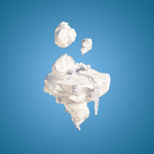 floating island 3d model