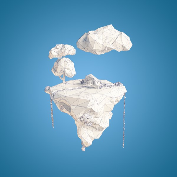 floating island 3d model