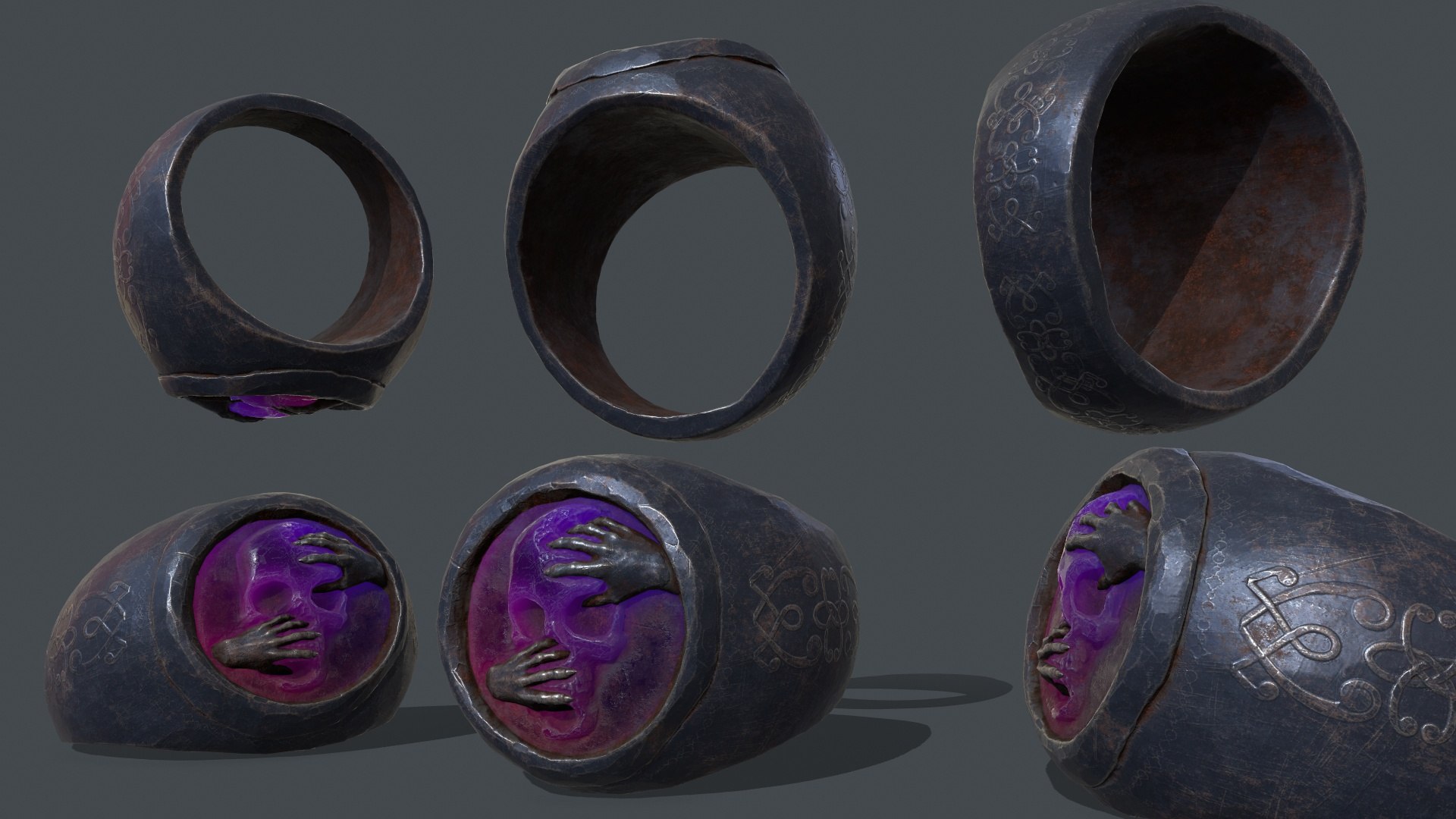 Skull Ring 3D - TurboSquid 2261013