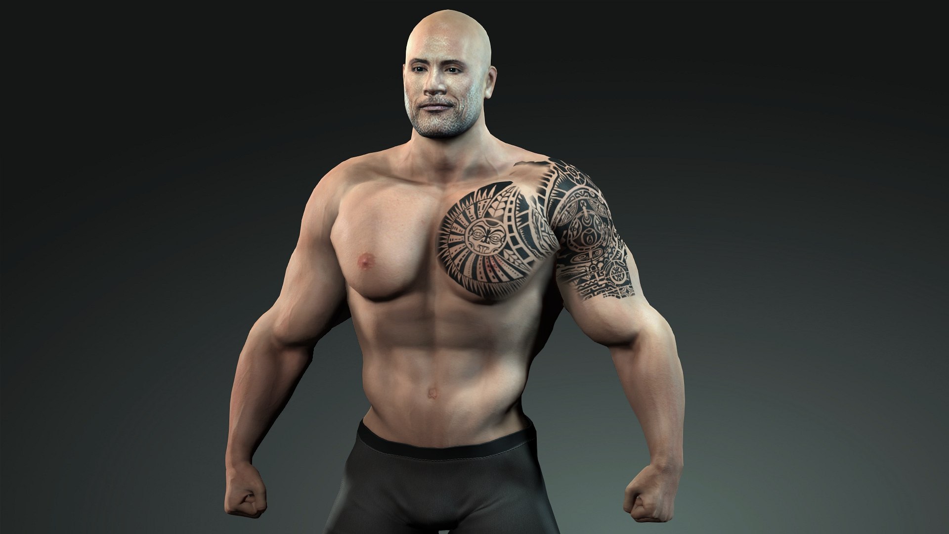3D Model Dwayne Johnson The Rock - TurboSquid 1782762