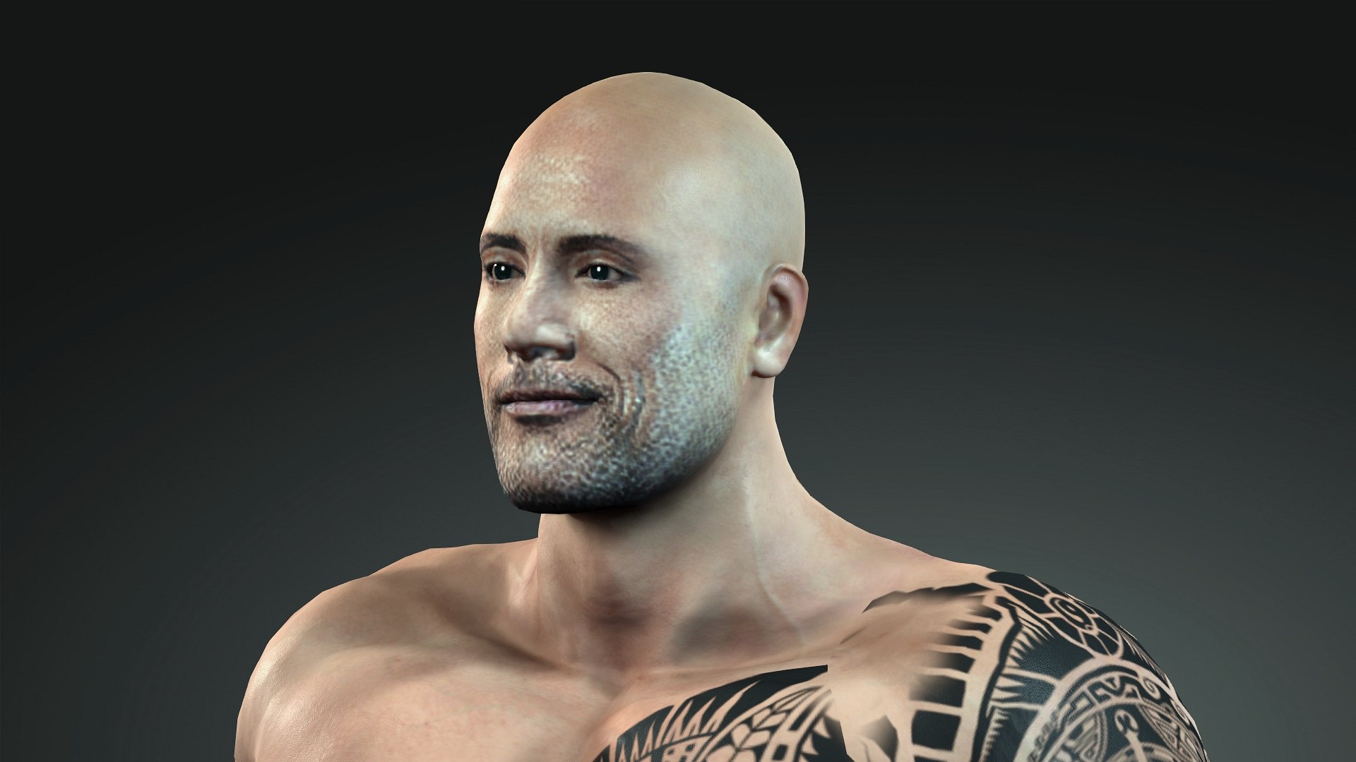 3D Model Dwayne Johnson The Rock - TurboSquid 1782762