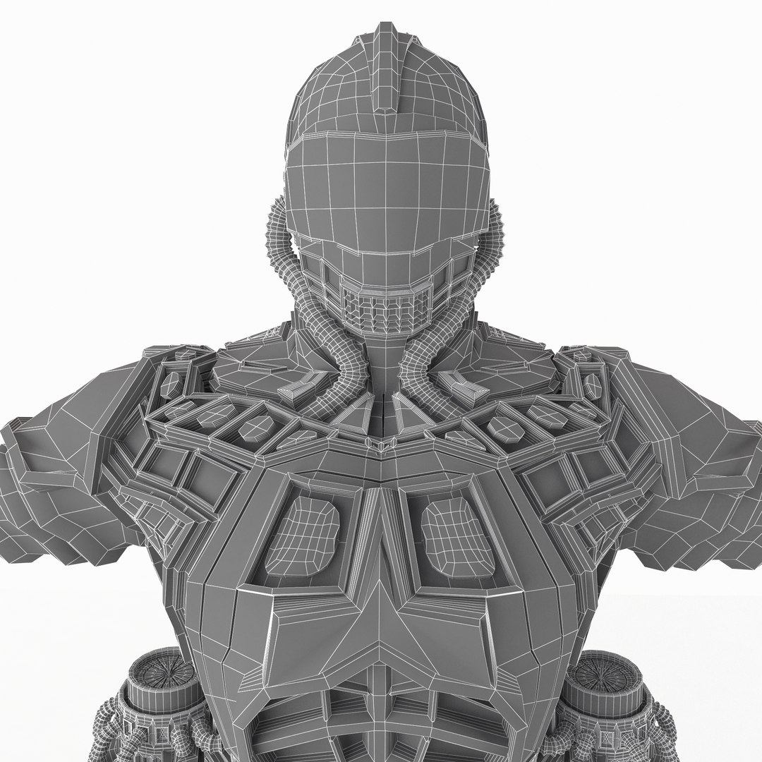 Sci-fi Armor 3d Max