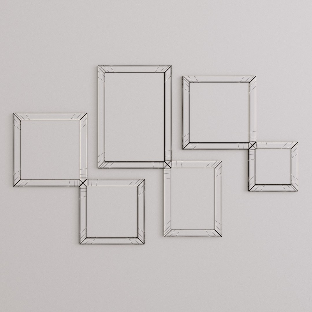 Lago Frameet Picture Frames 3D Model - TurboSquid 1366345