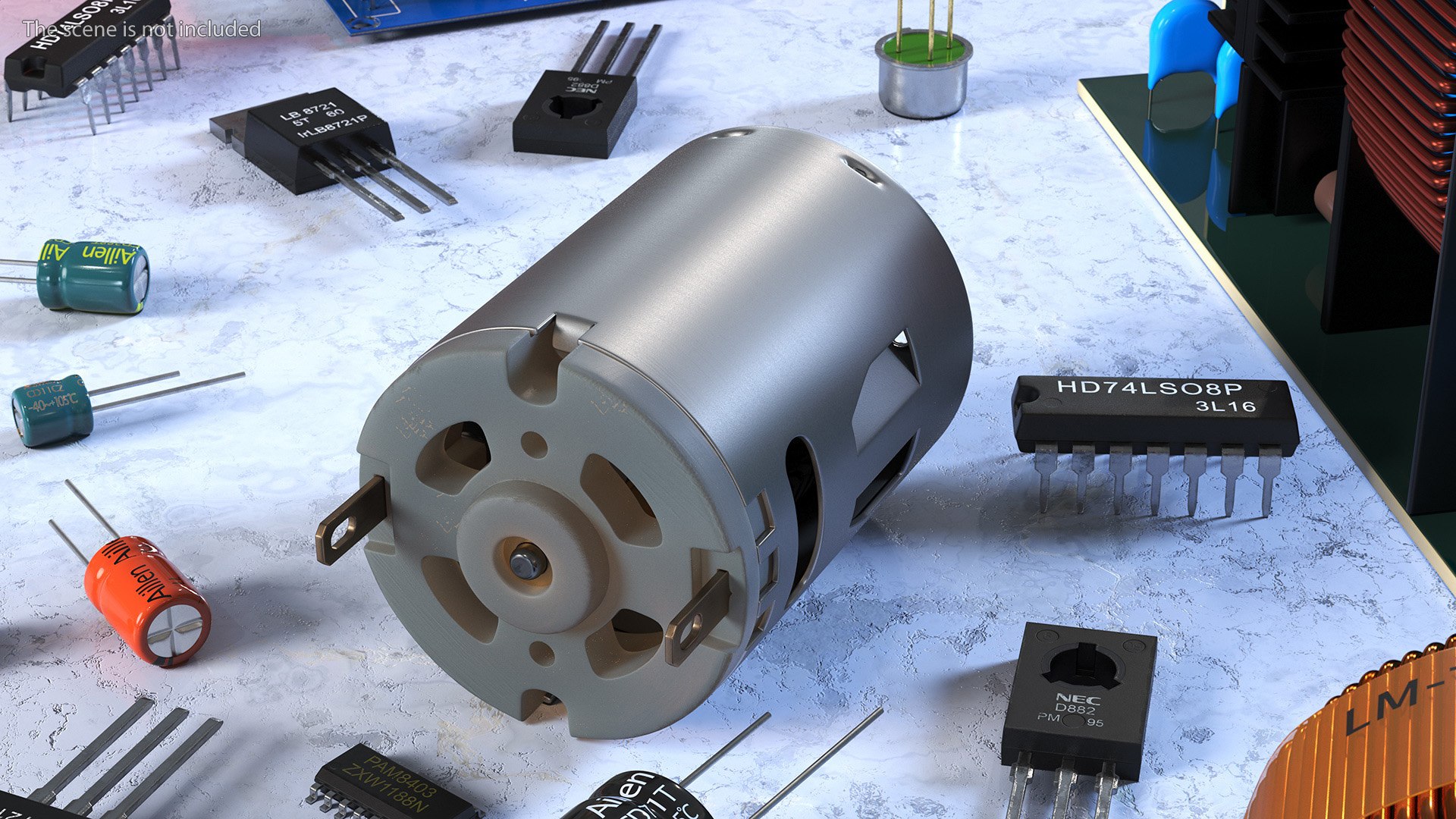3D Electric Motor - TurboSquid 2178030