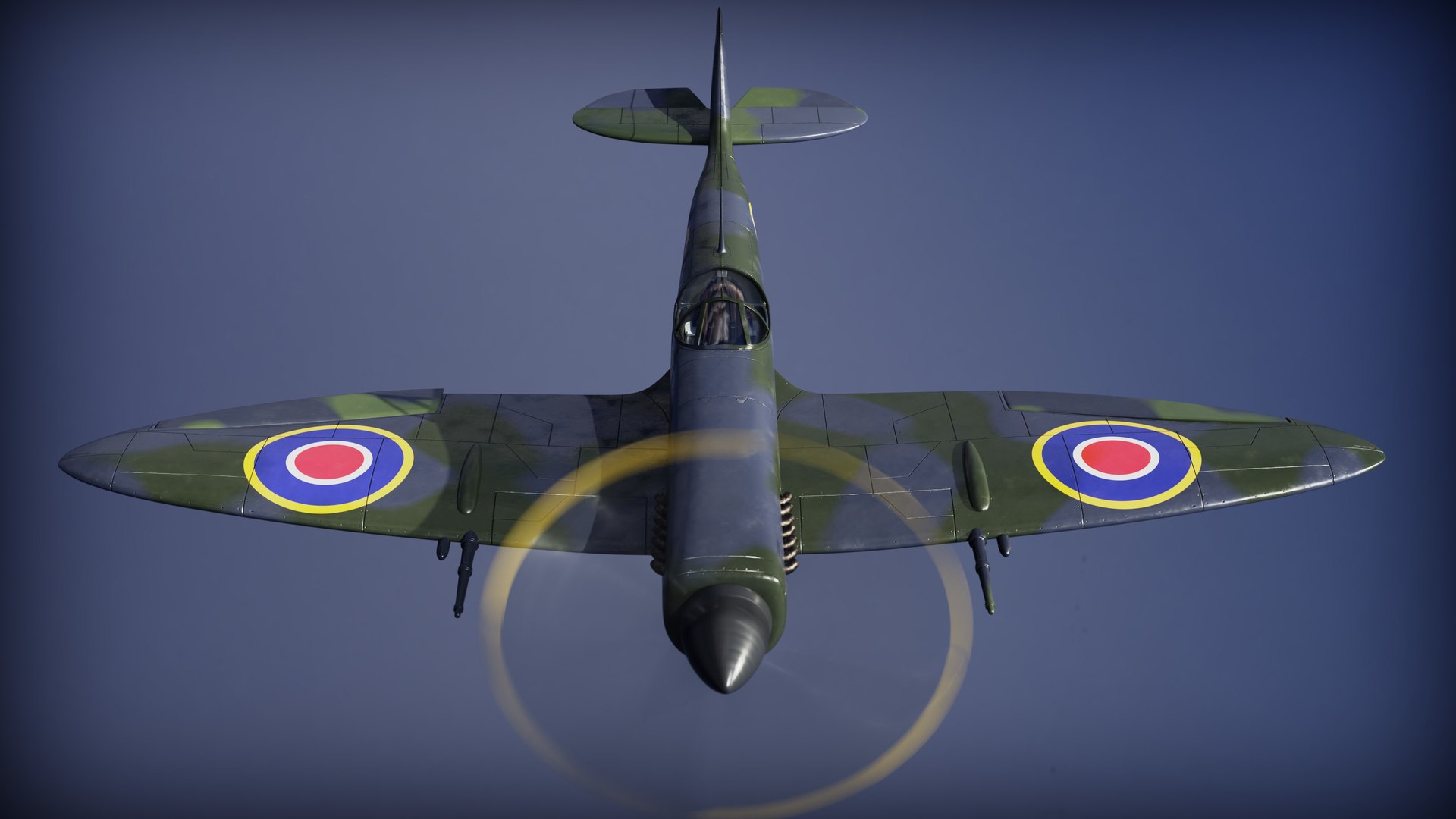 Supermarine Spitfire - Blender - Rigged And Texture Baked 3D Model ...
