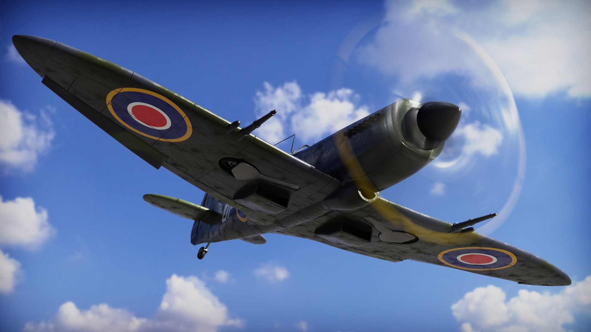 Supermarine Spitfire - Blender - Rigged And Texture Baked 3D Model ...