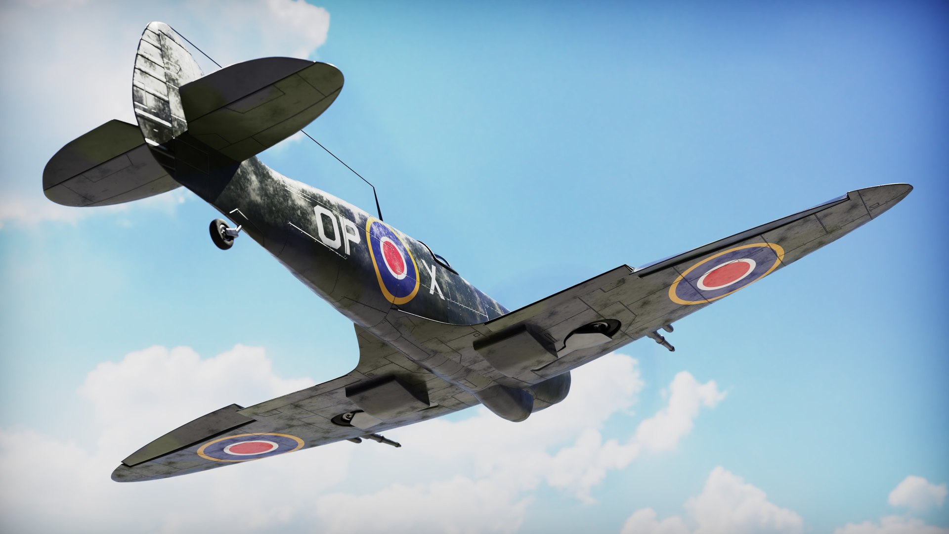 Supermarine Spitfire - Blender - Rigged And Texture Baked 3D Model ...