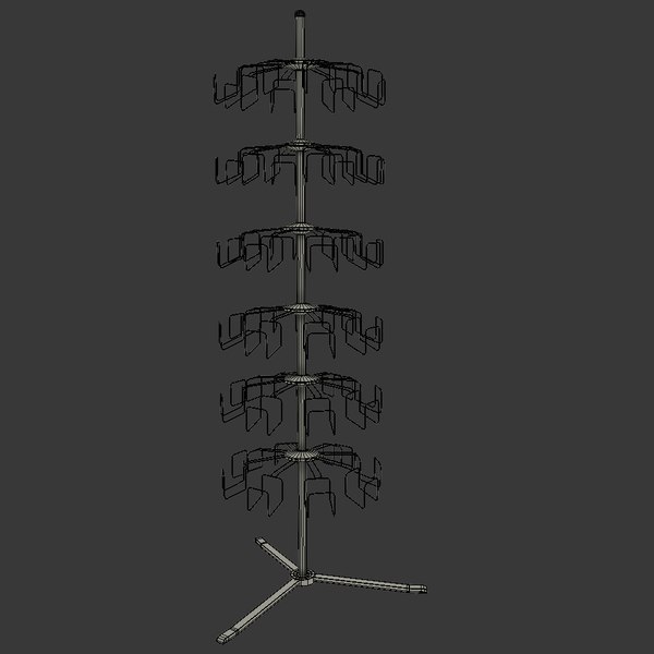 Postcards stand 3D model | 1148358 | TurboSquid