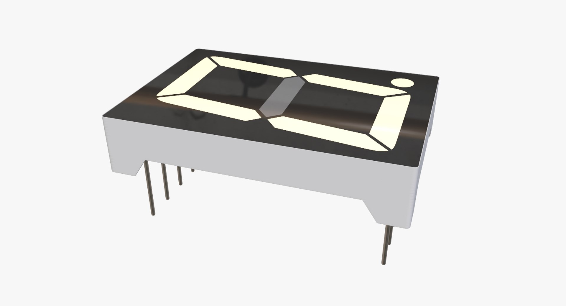 3D Segment Digit Lcd Number Model - TurboSquid 1397910