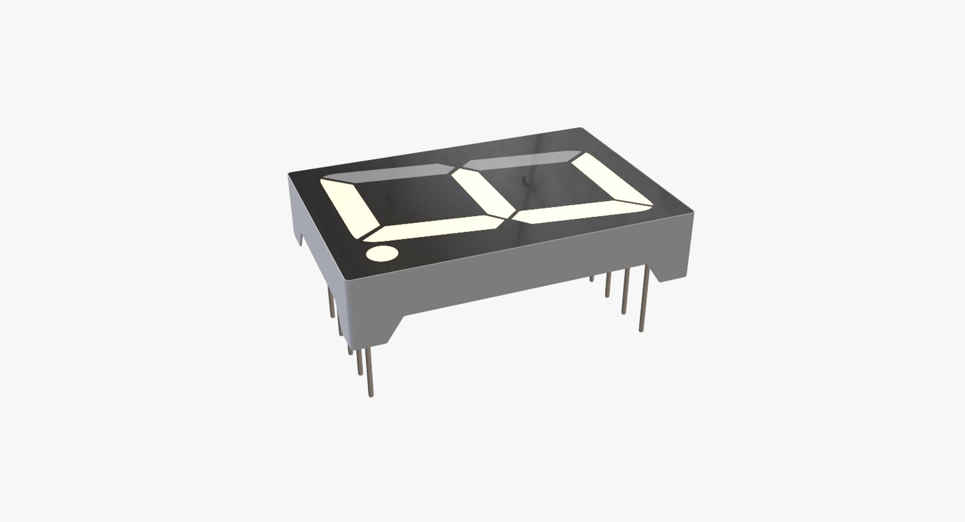 3D Segment Digit Lcd Number Model - TurboSquid 1397910
