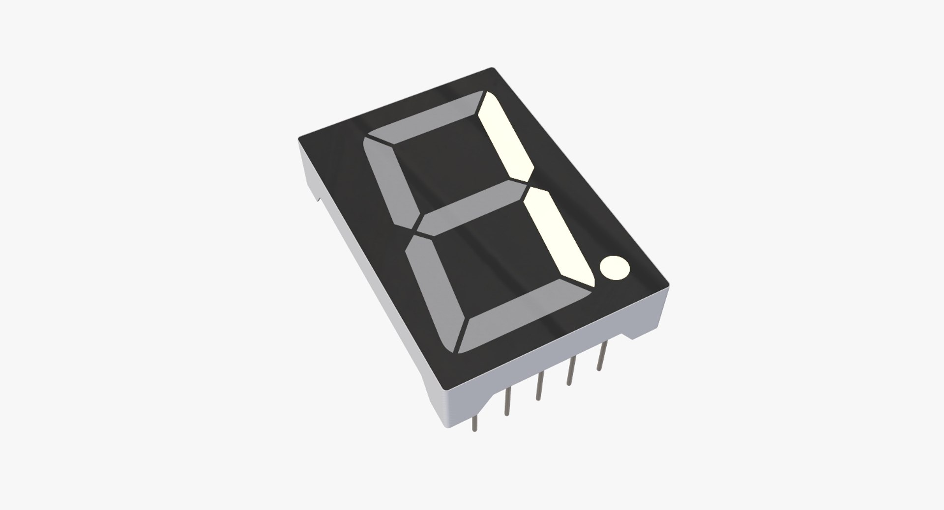 3D Segment Digit Lcd Number Model - TurboSquid 1397910
