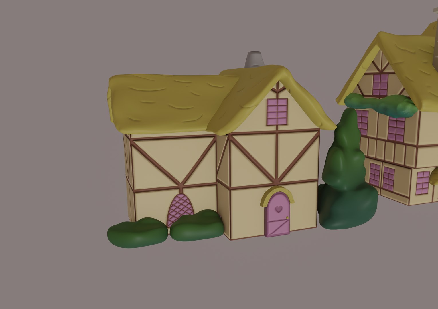 Toon Houses 3D - TurboSquid 1869495