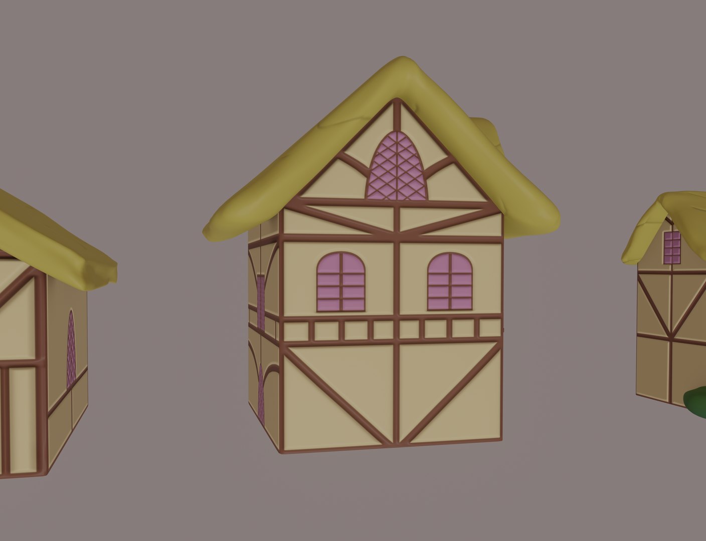 Toon Houses 3D - TurboSquid 1869495