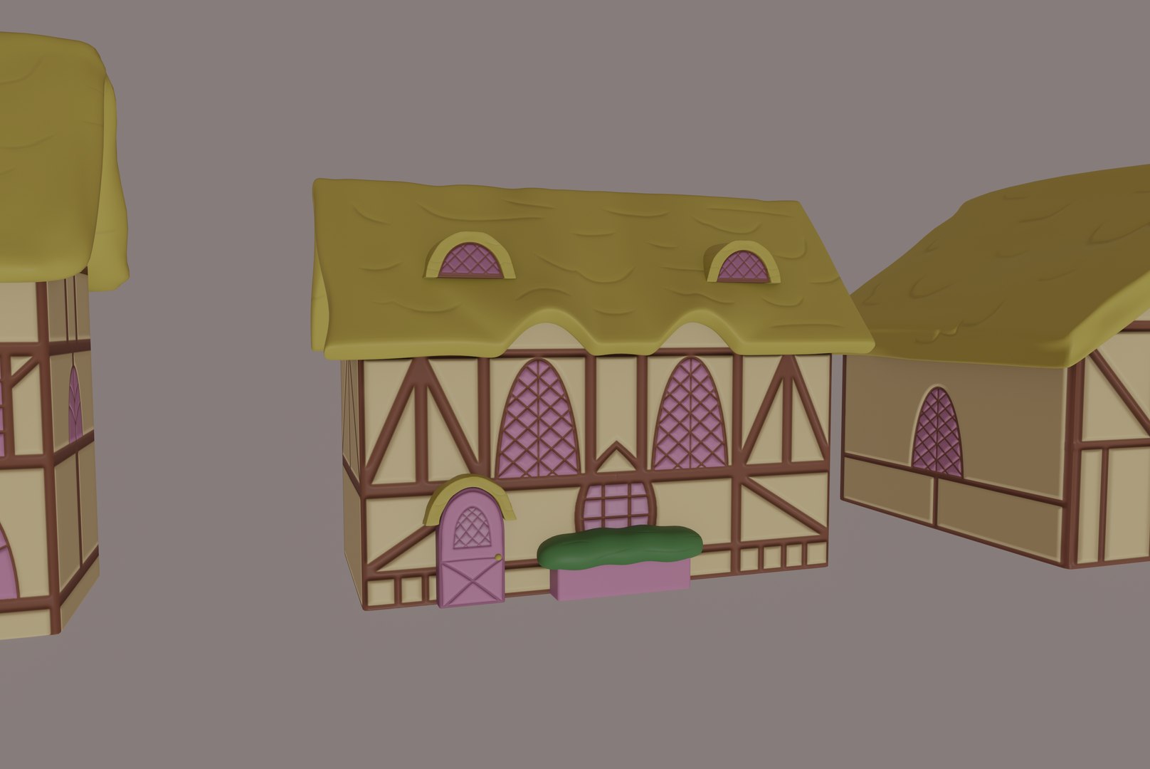 Toon Houses 3D - TurboSquid 1869495