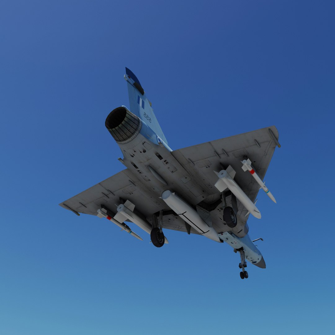 Dassault Mirage 2000 Model - TurboSquid 1432701