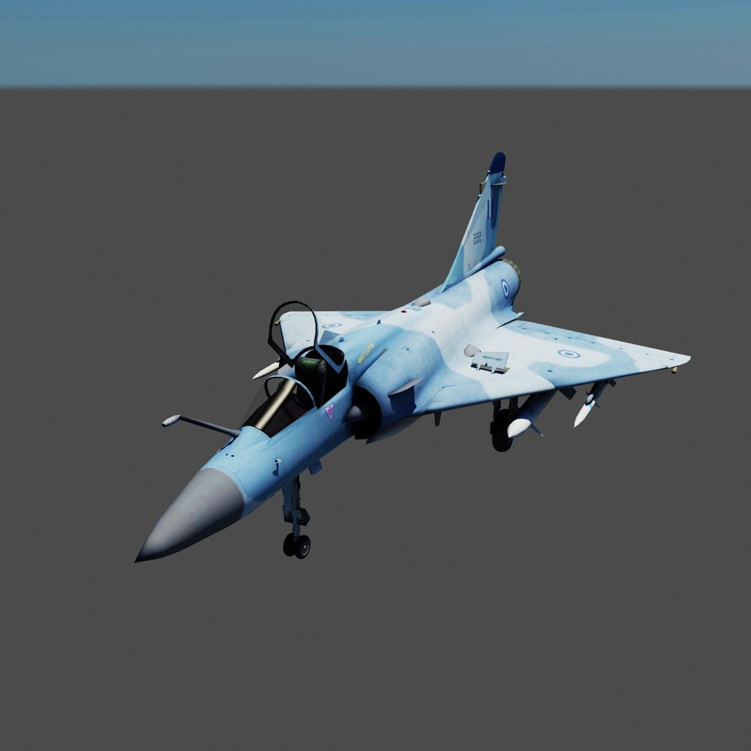 Dassault Mirage 2000 Model - TurboSquid 1432701