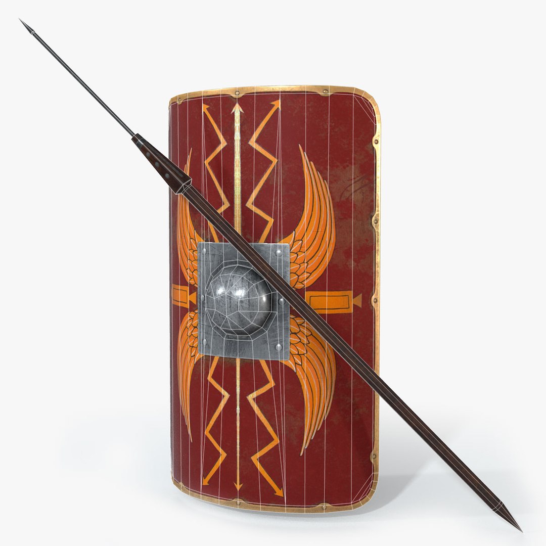 Ready Pilum Shield Obj