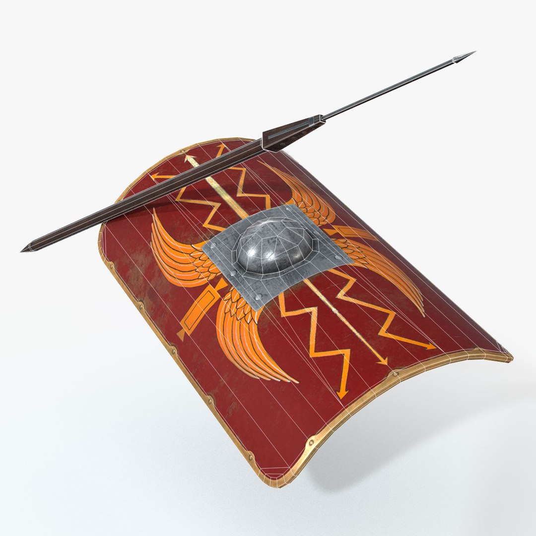 Ready Pilum Shield Obj