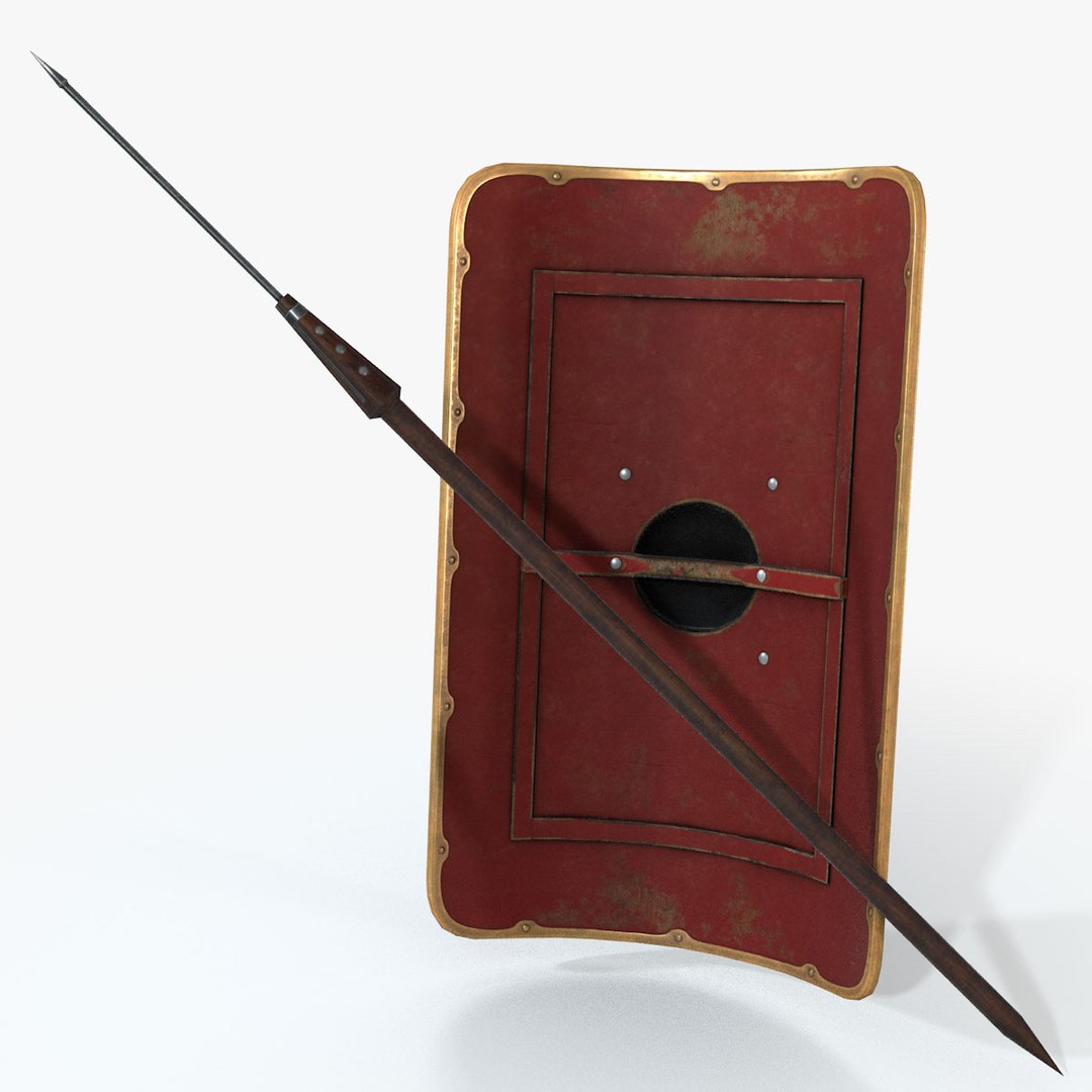 Ready Pilum Shield Obj
