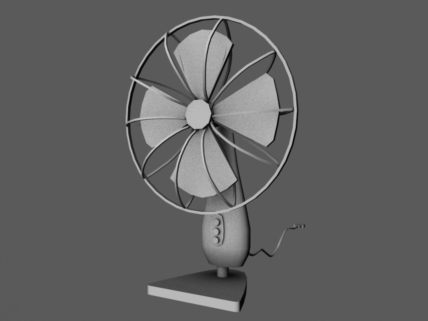 Table Fan 3D - TurboSquid 1518721