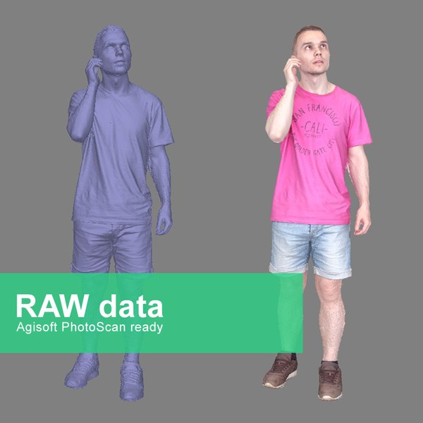 3d scan fullbody agisoft model