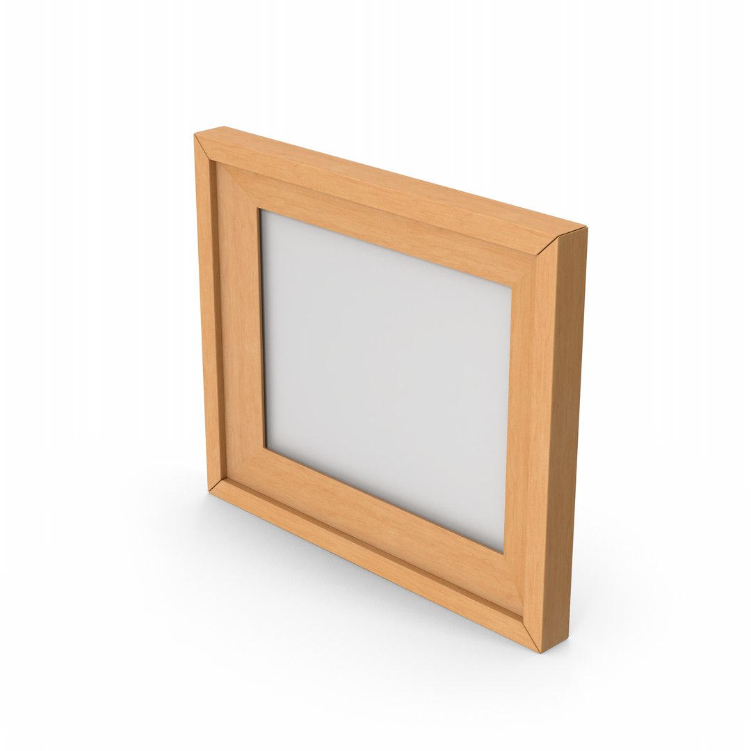 3D Wooden Picture Frame - TurboSquid 2091958