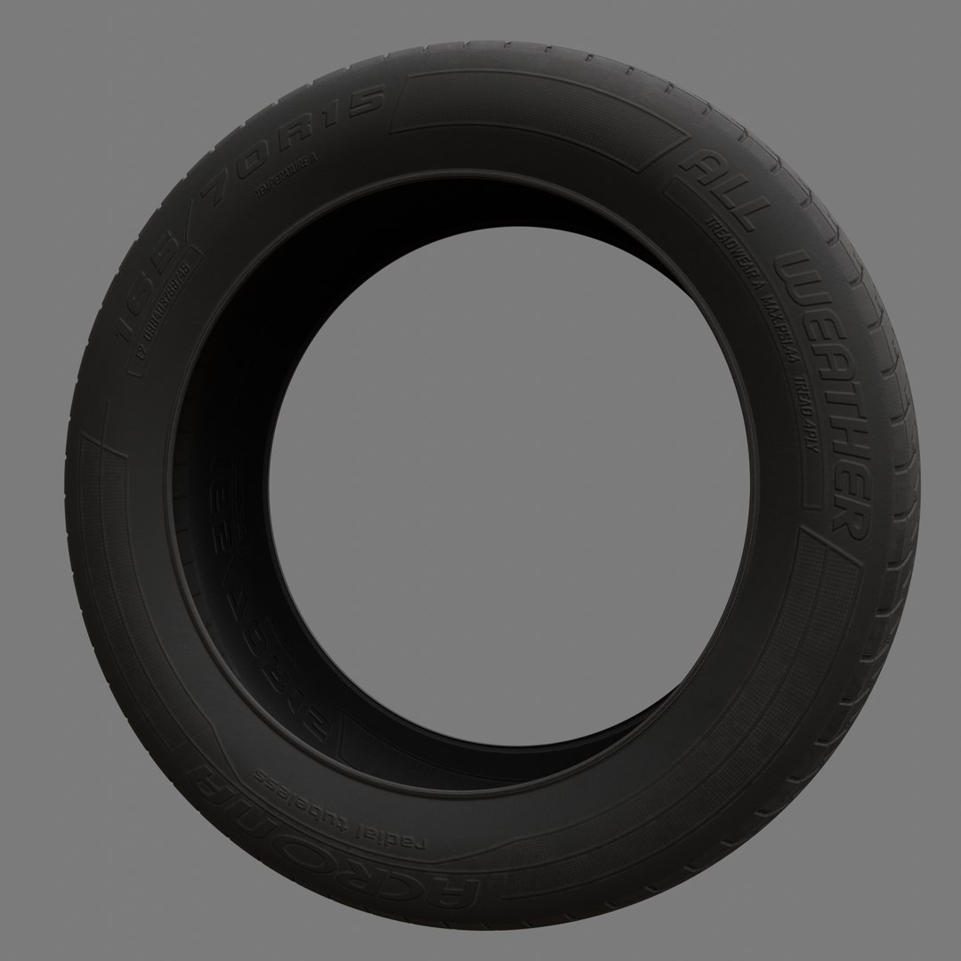 3D Realistic Car Tire PBR - TurboSquid 2285266