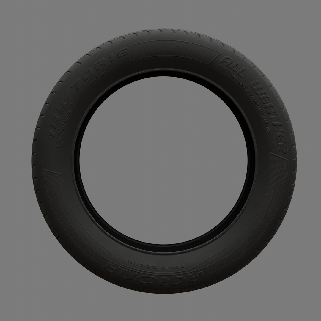 3D Realistic Car Tire PBR - TurboSquid 2285266