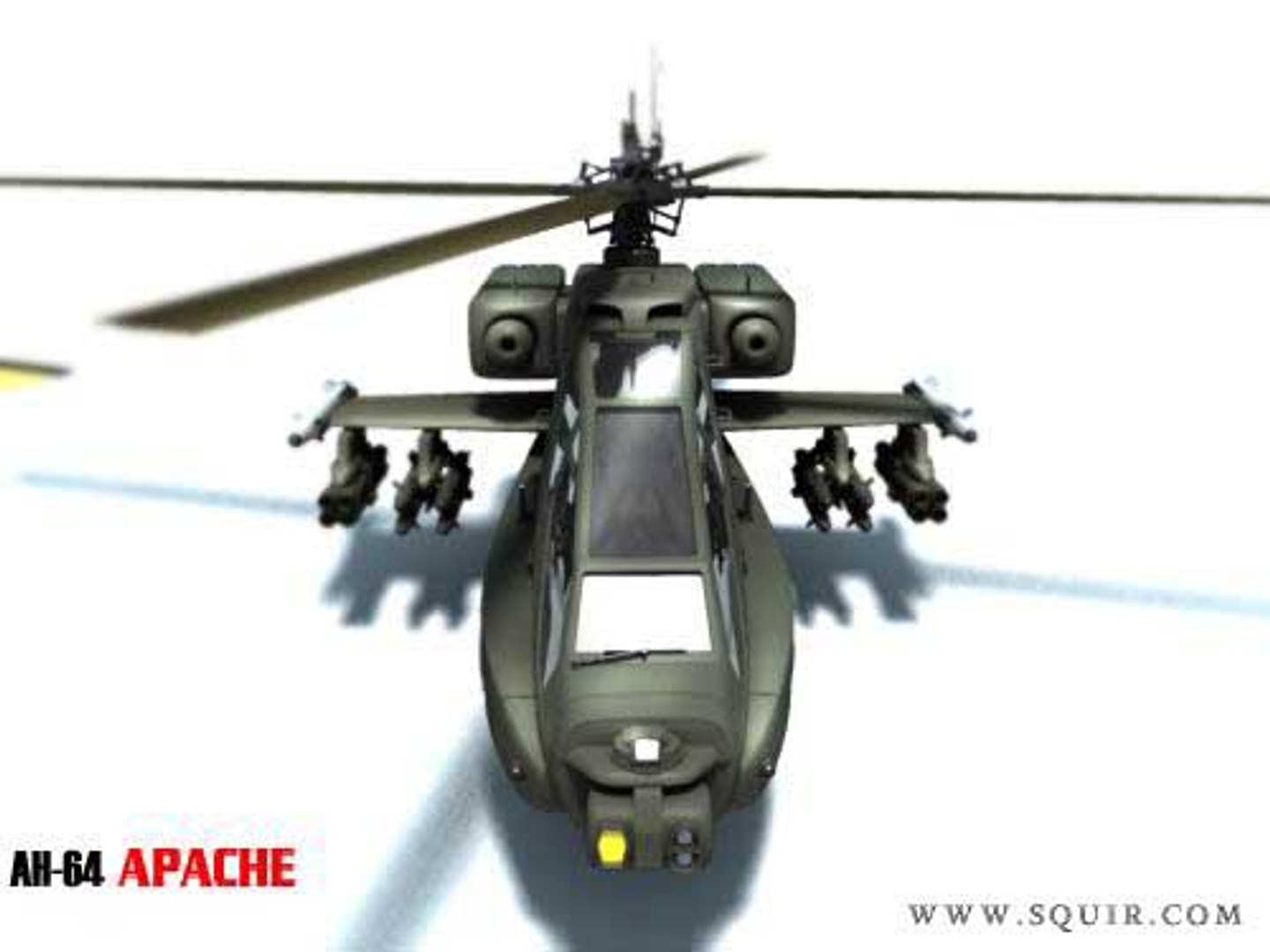 Ah-64 Apache Copter Helicopter Max