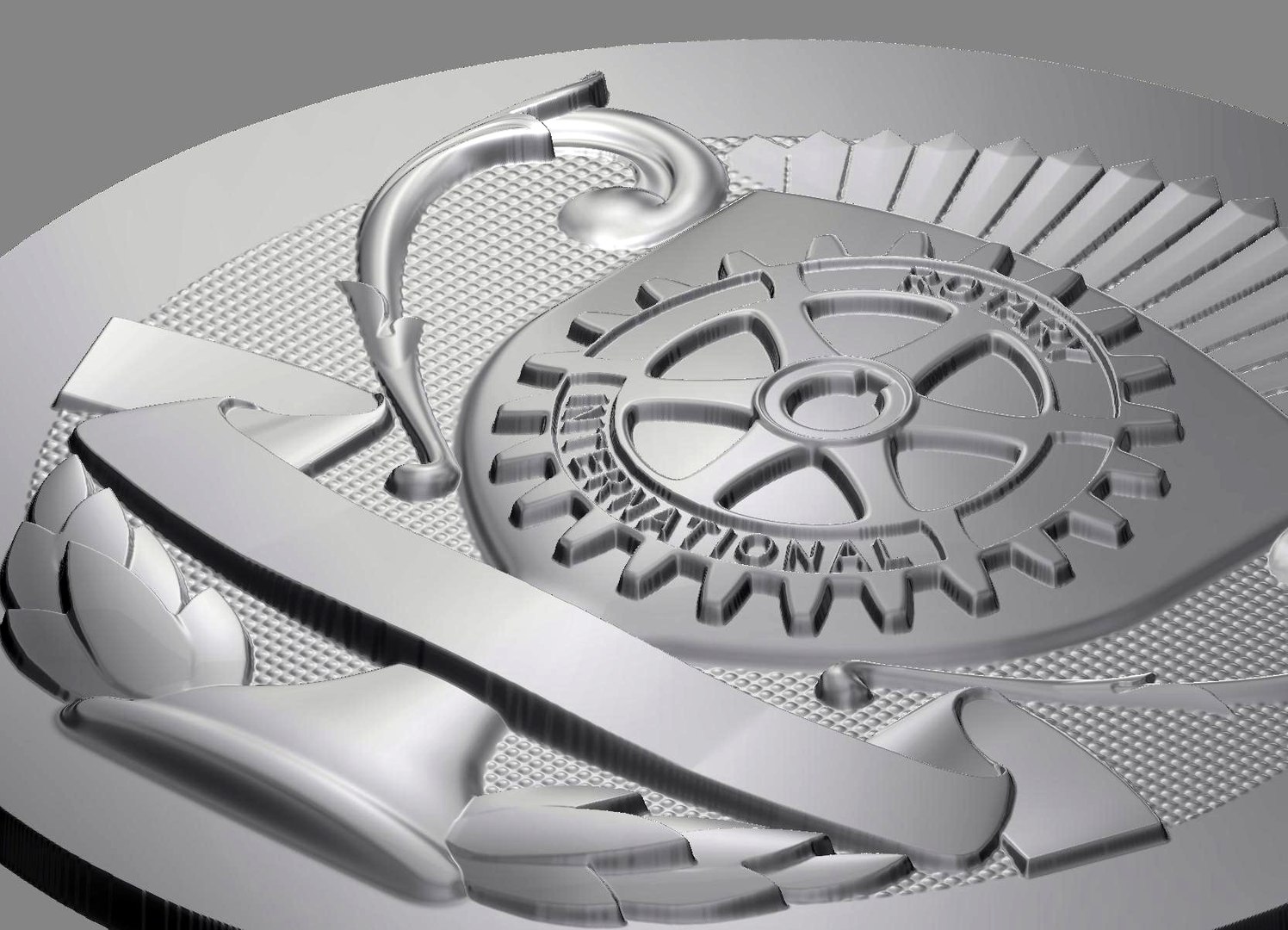 3d Model Rotary Medal