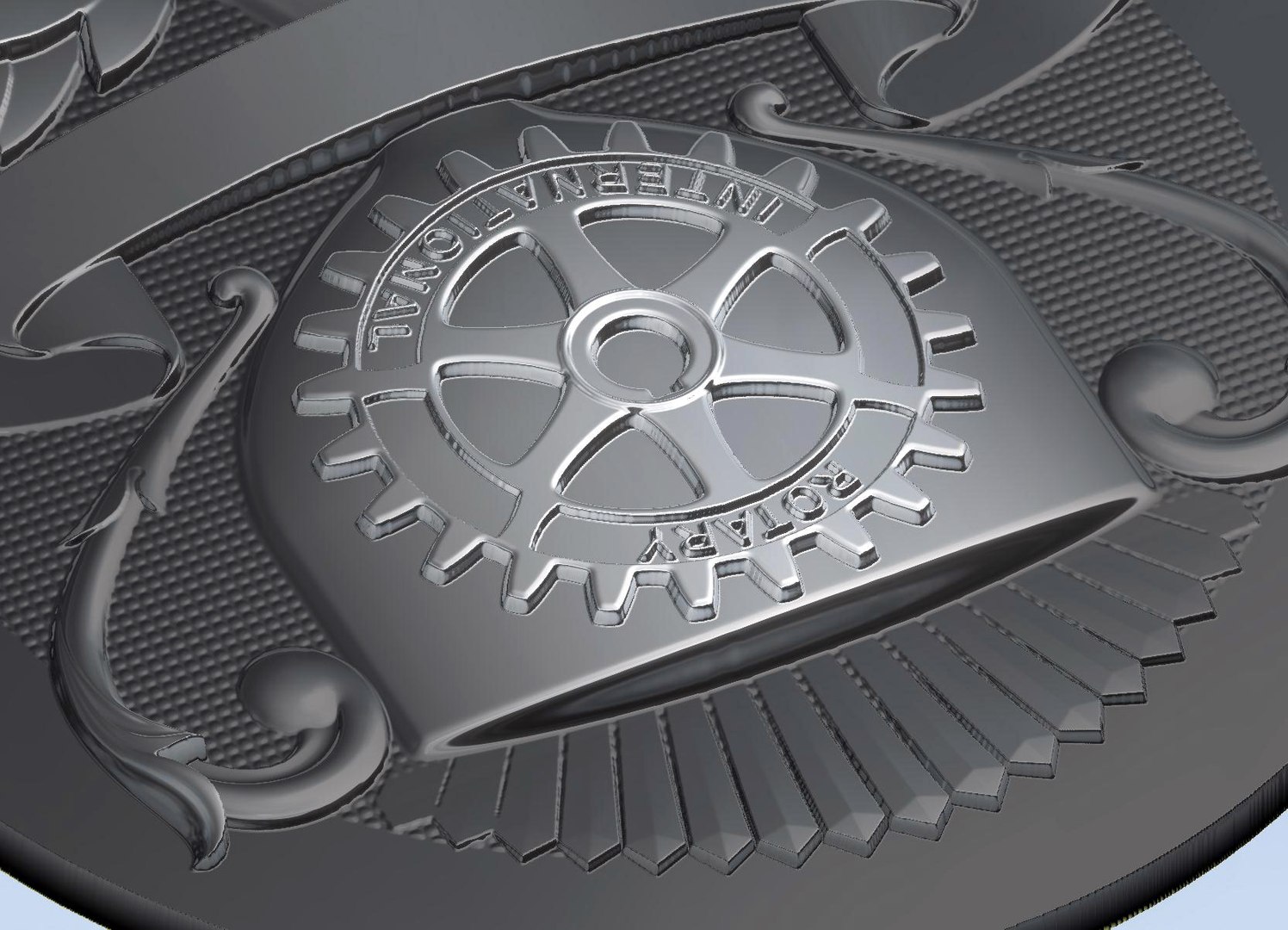 3d Model Rotary Medal