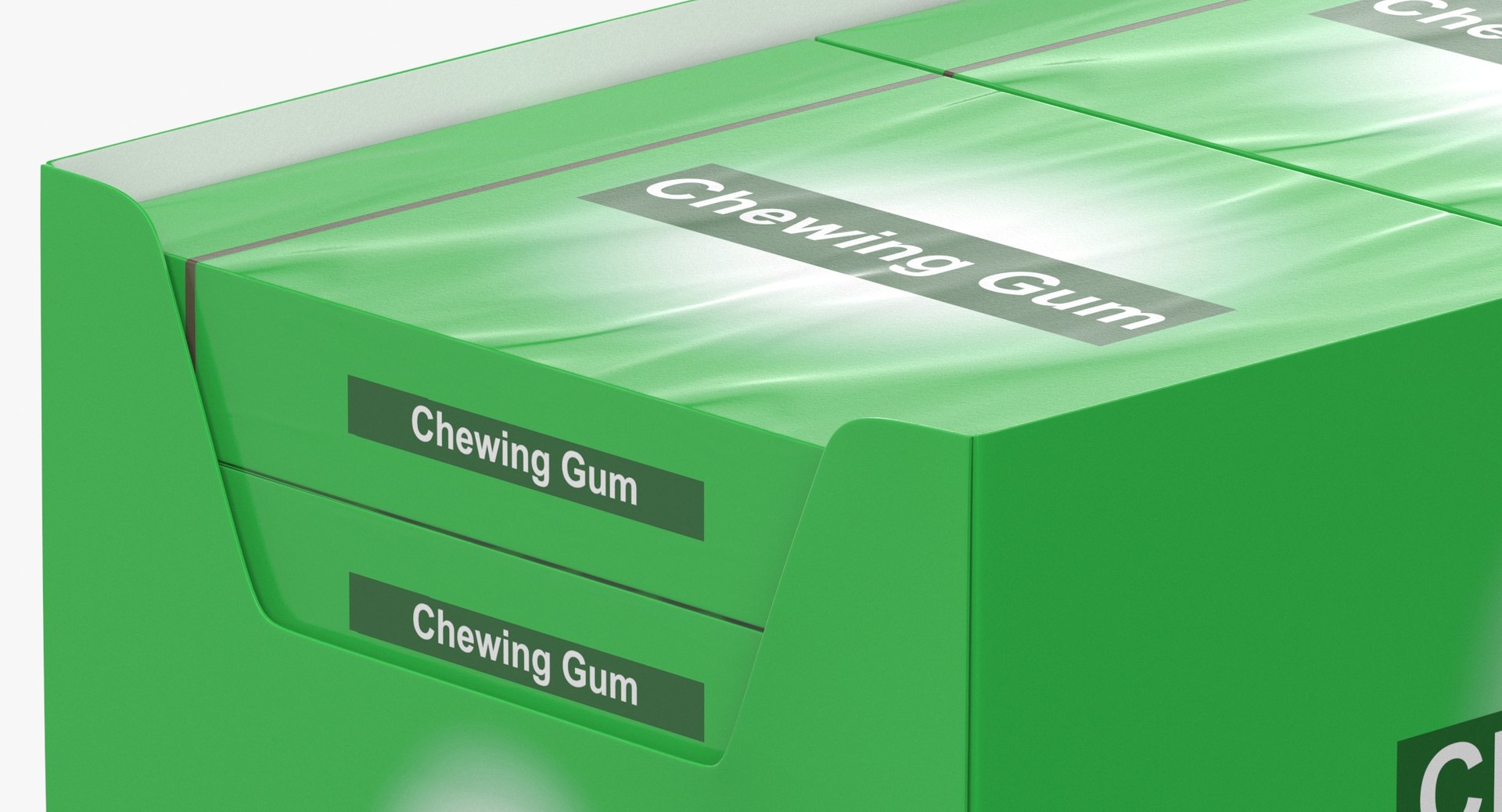 Chewing Gum Packs Type 01 Blue Full or Missing Blank and Generic Label ...