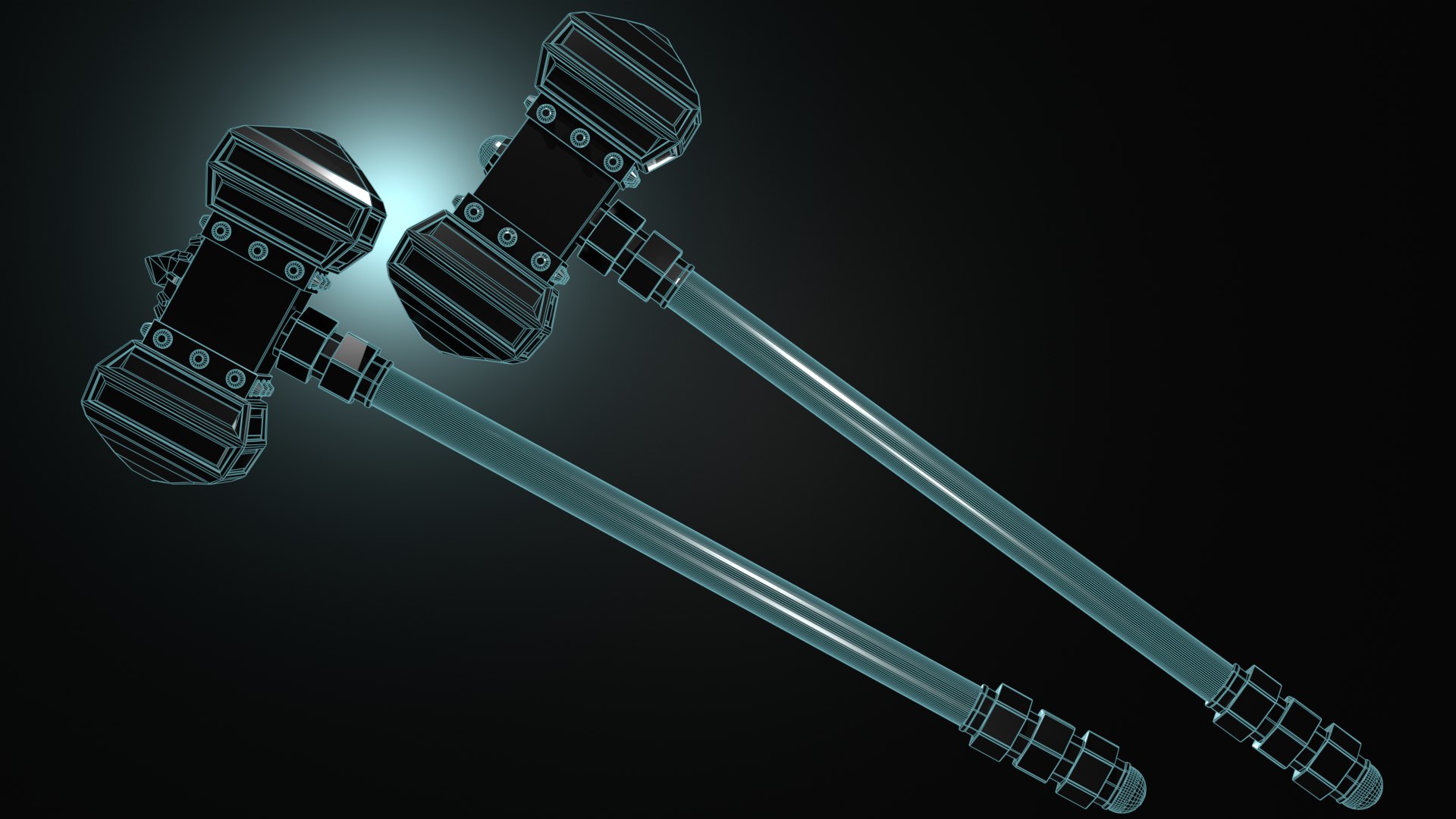 War hammers 3D - TurboSquid 2118074