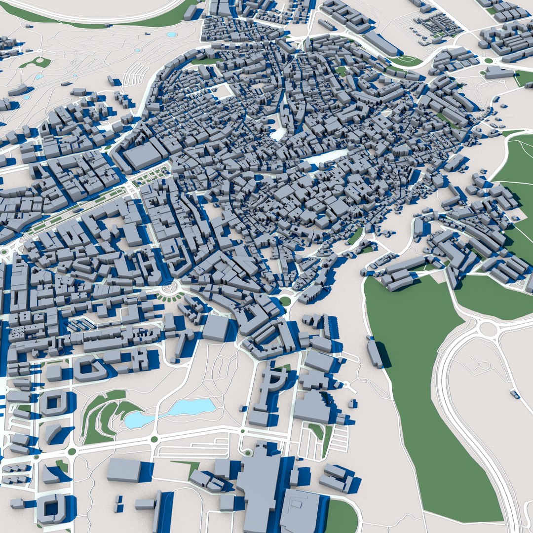 Caceres City Spain 3D Model - TurboSquid 2428210