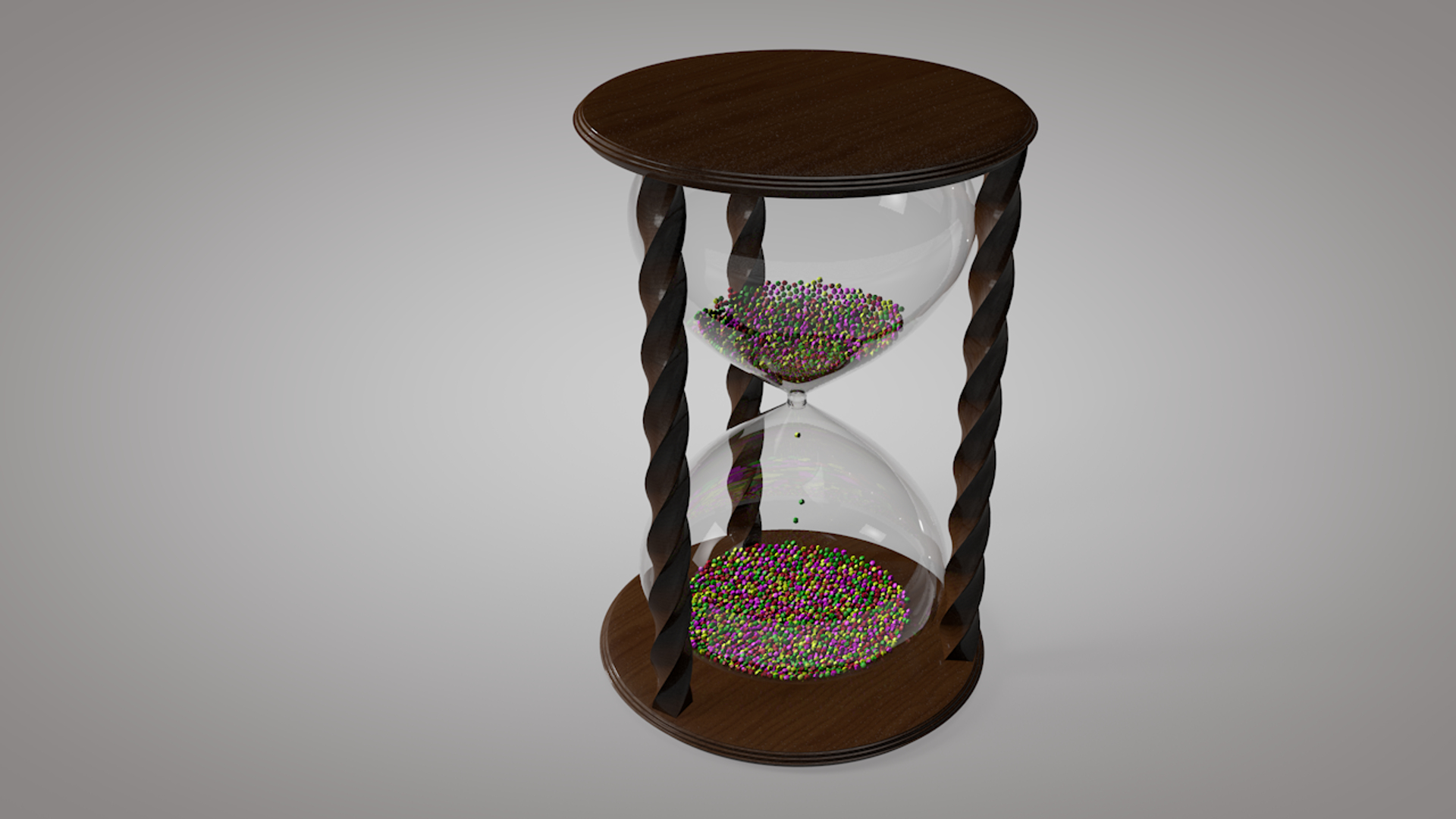 3D Wooden Hourglass Timer Model - TurboSquid 1771377