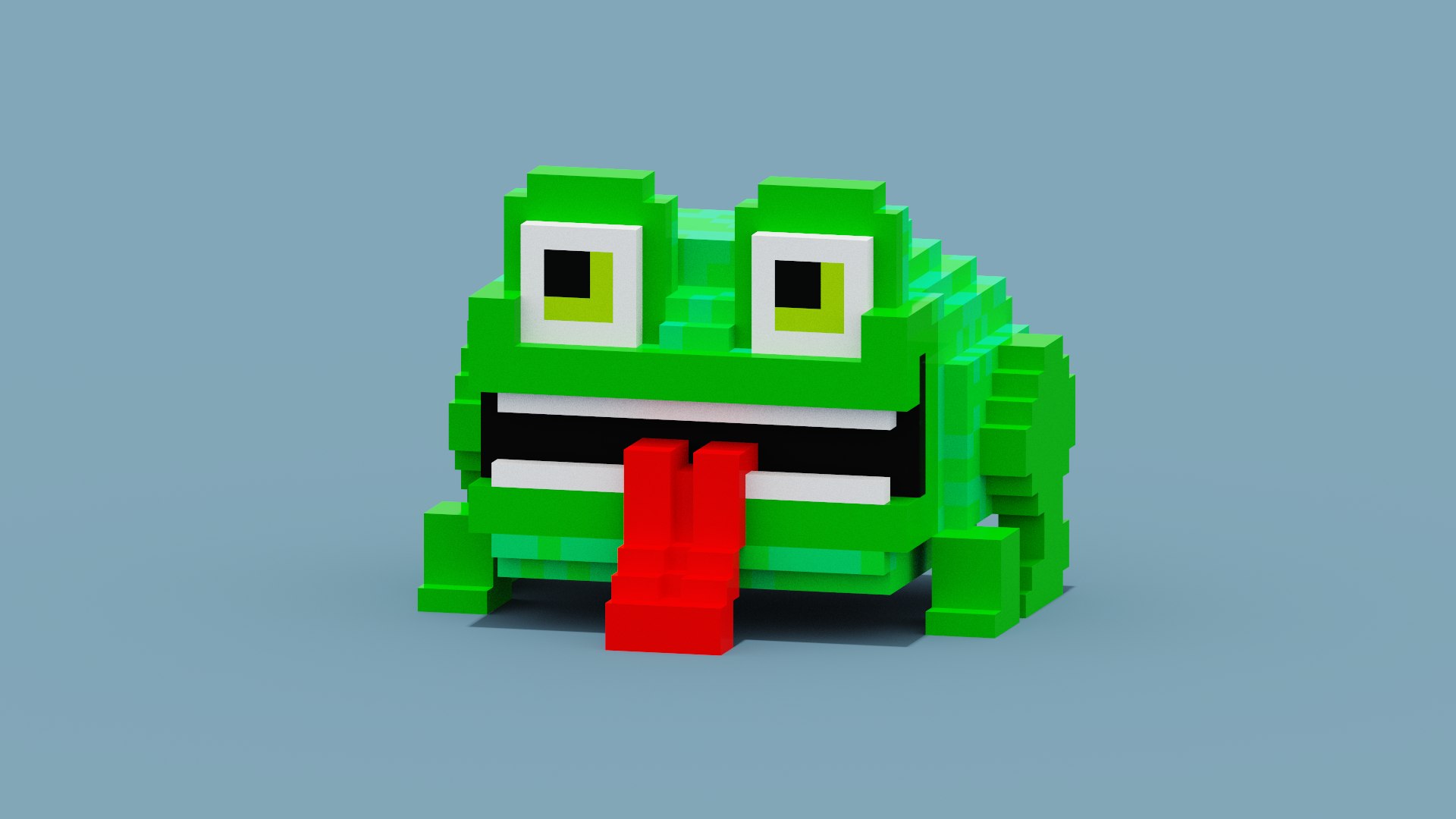 Voxel Frog 3D - TurboSquid 1911670