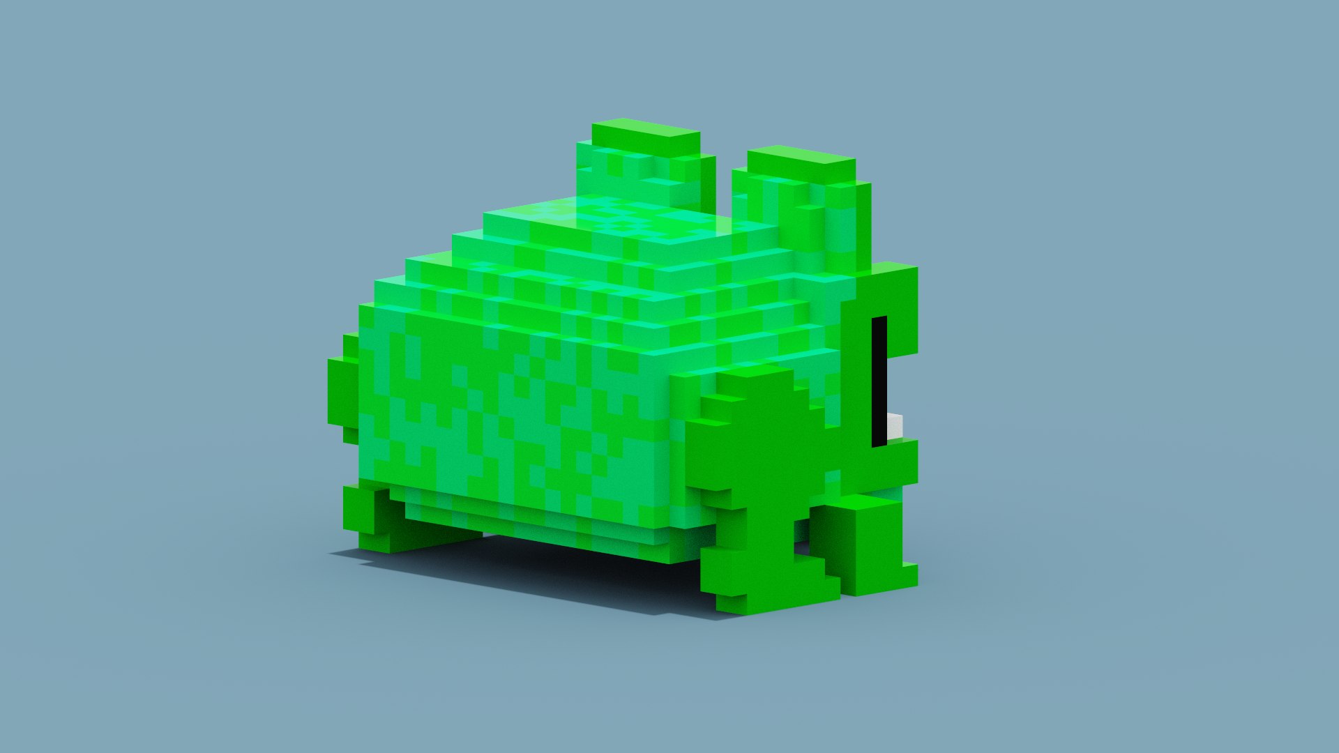 Voxel Frog 3D - TurboSquid 1911670