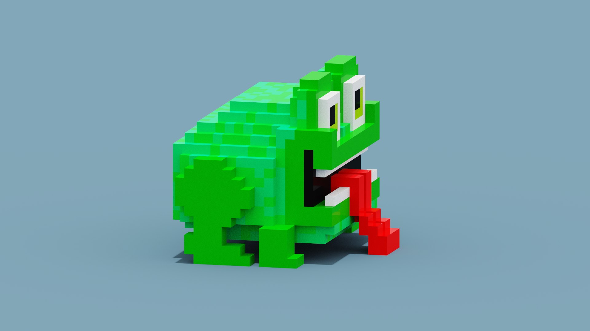Voxel Frog 3D - TurboSquid 1911670