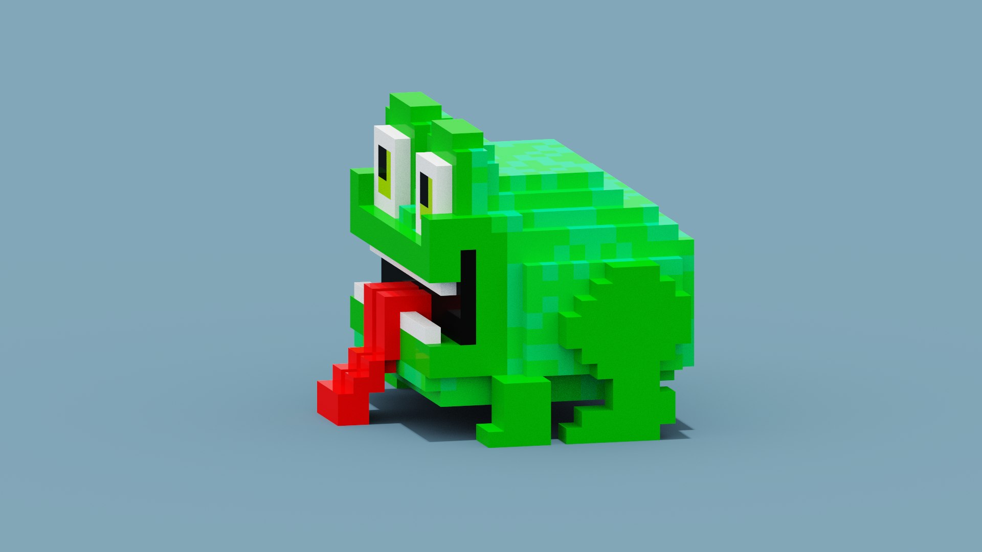 Voxel Frog 3D - TurboSquid 1911670