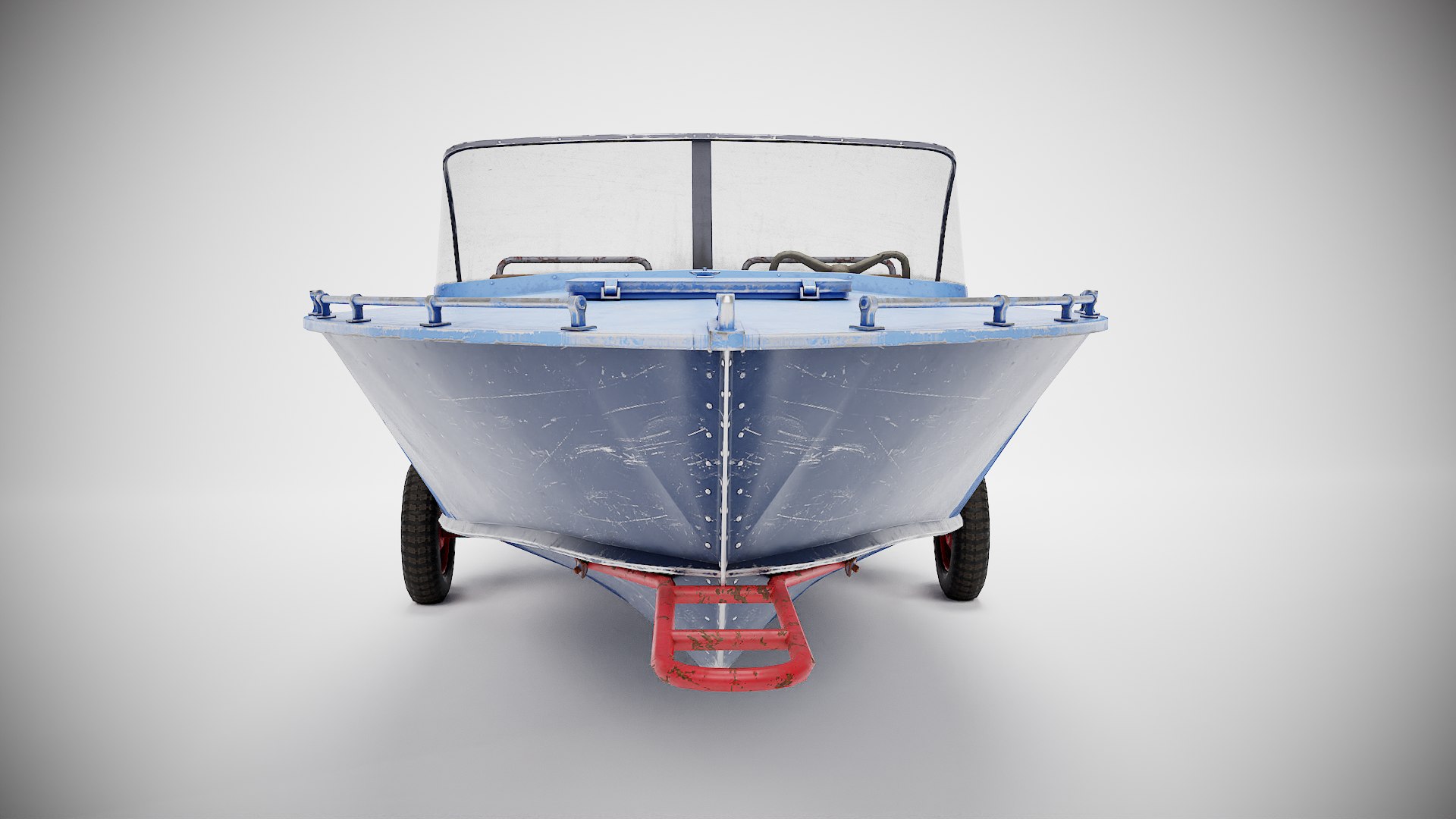 Old Vintage Worned Power Boat Progress - 2 Iv7 3D Model - TurboSquid ...