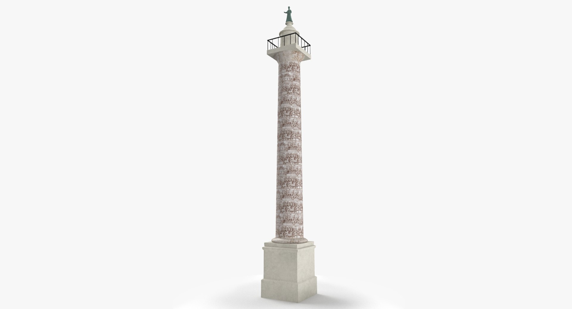Trajan Column Model - TurboSquid 1358261
