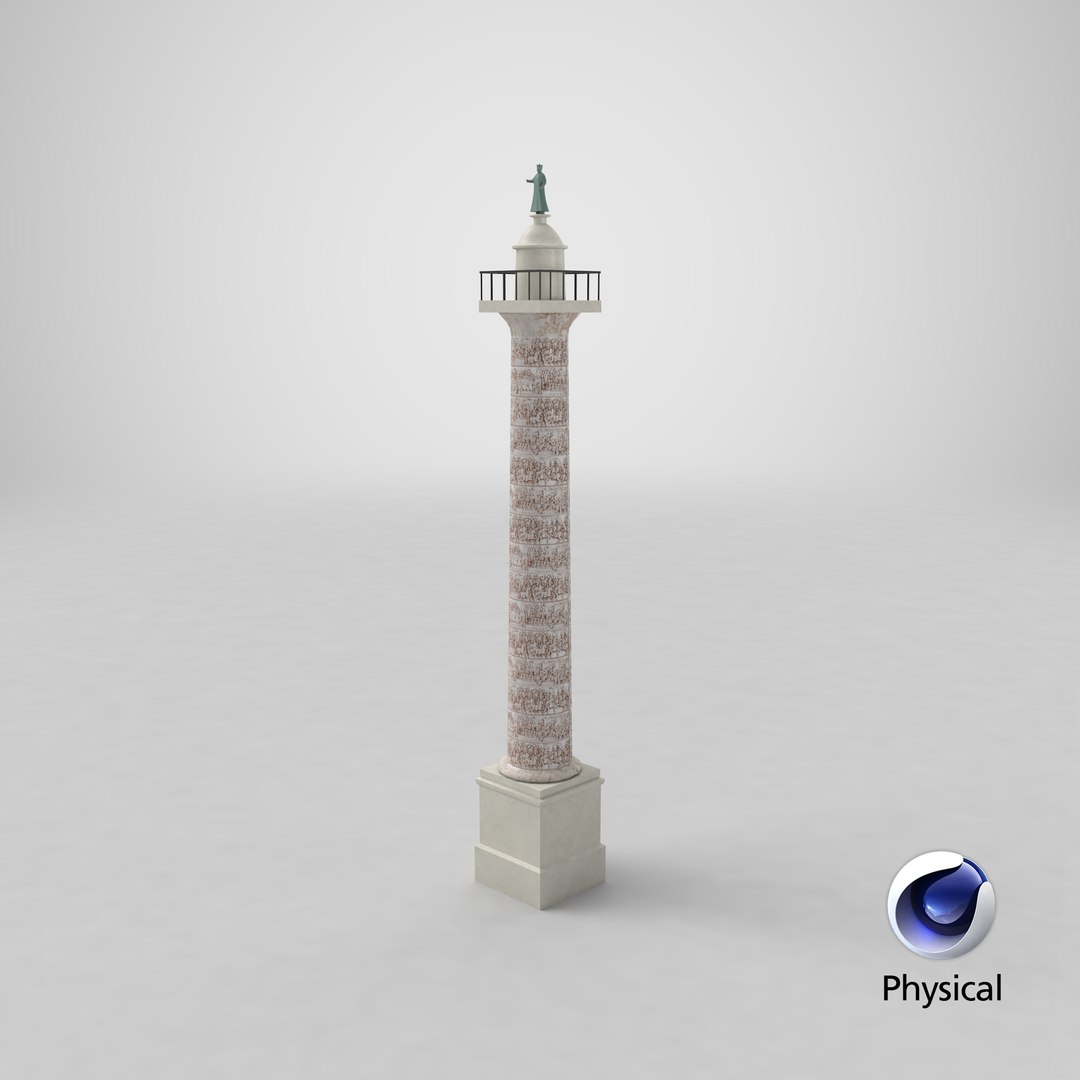Trajan Column Model - TurboSquid 1358261
