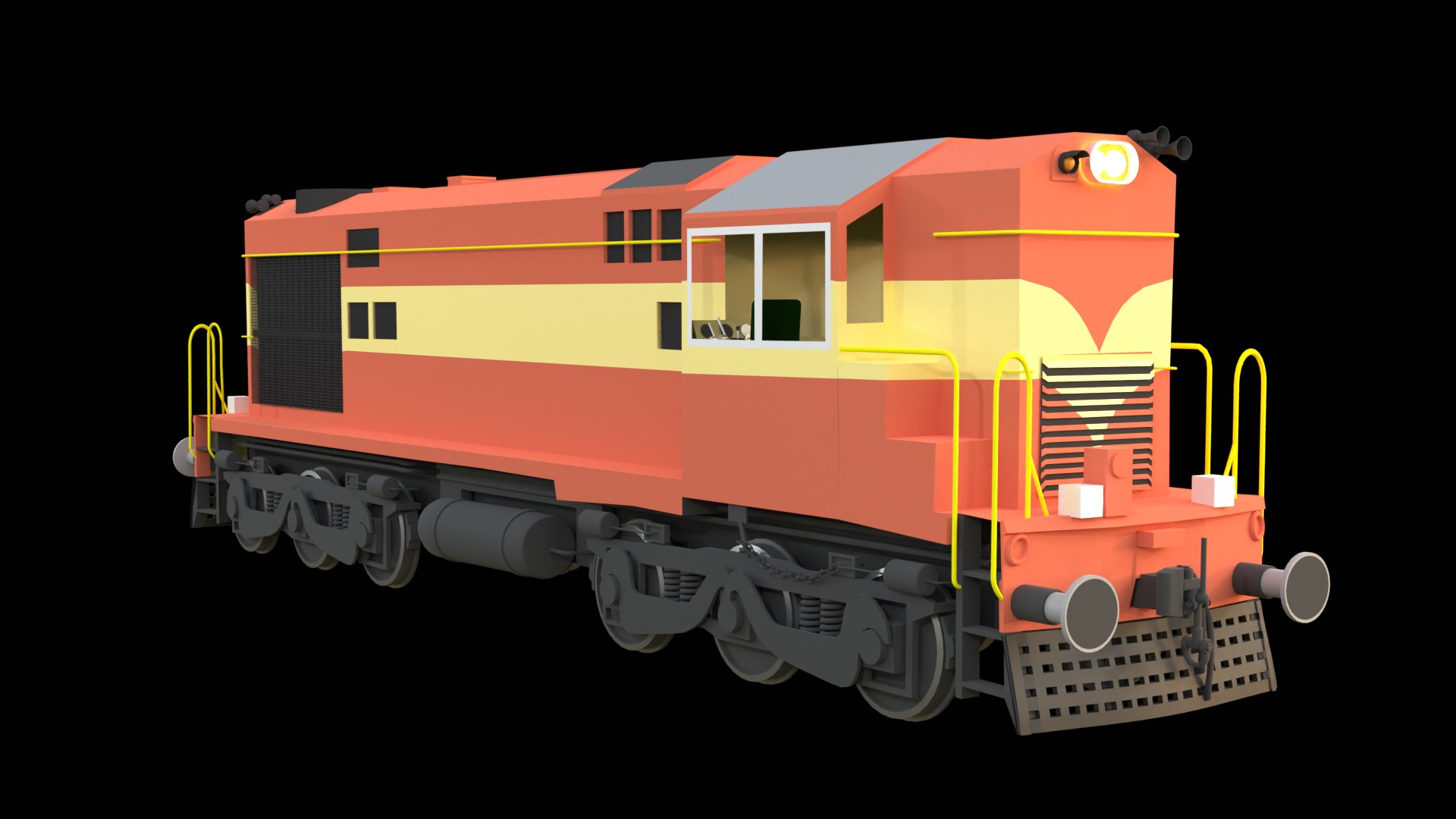 Diesel Locomotive 3D - TurboSquid 2077178