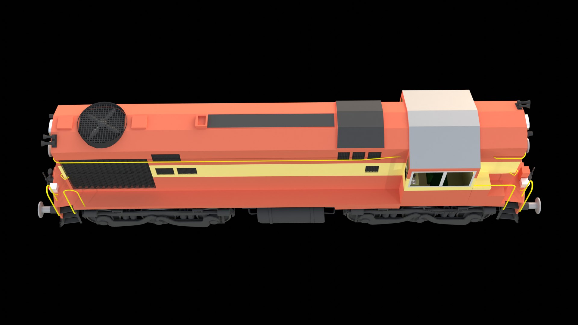 Diesel Locomotive 3D - TurboSquid 2077178