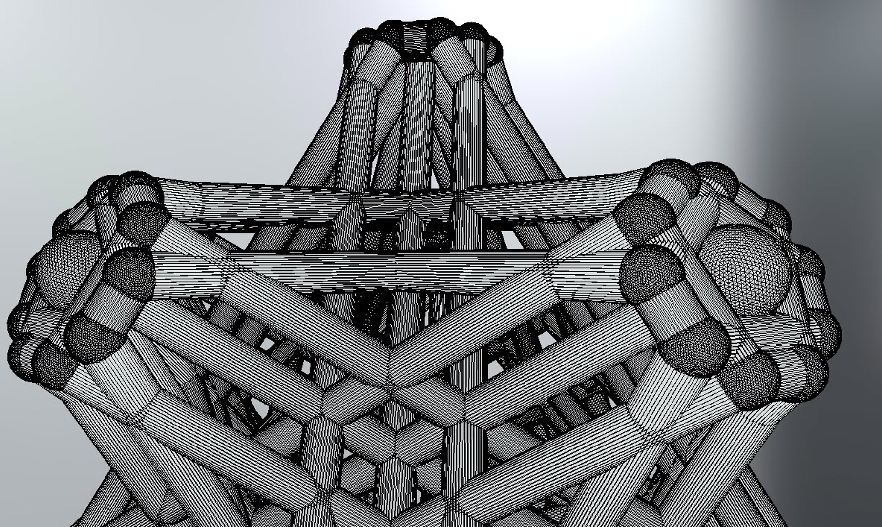 3D Hedron Stars Nest - TurboSquid 1480083