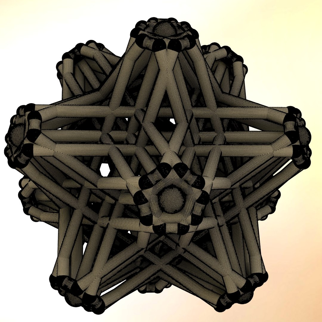 3D Hedron Stars Nest - TurboSquid 1480083