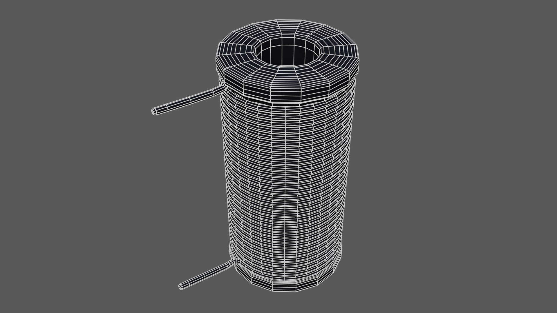 3D Simple Induction Coil Model - TurboSquid 1964349
