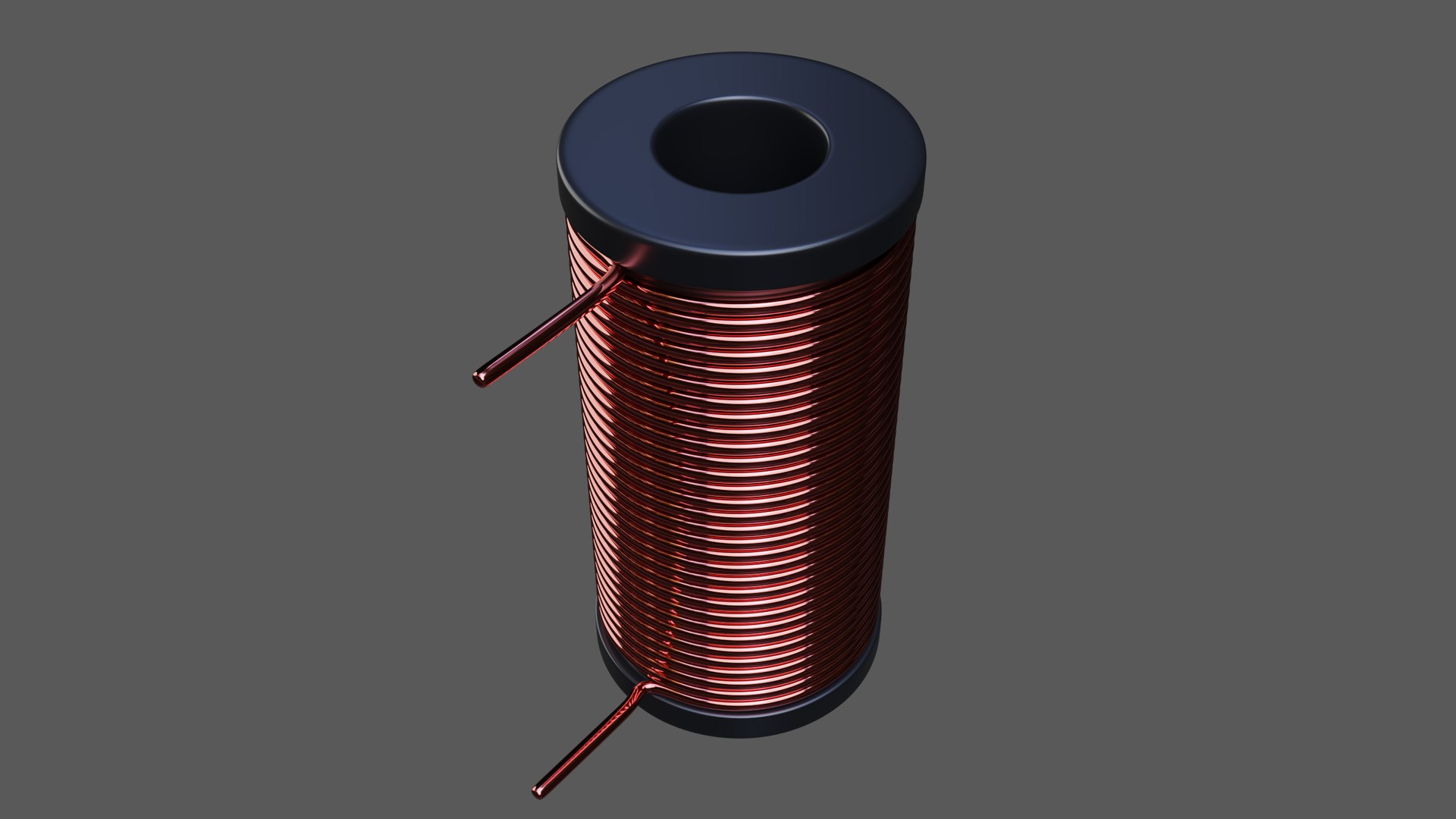 3D Simple Induction Coil Model - TurboSquid 1964349