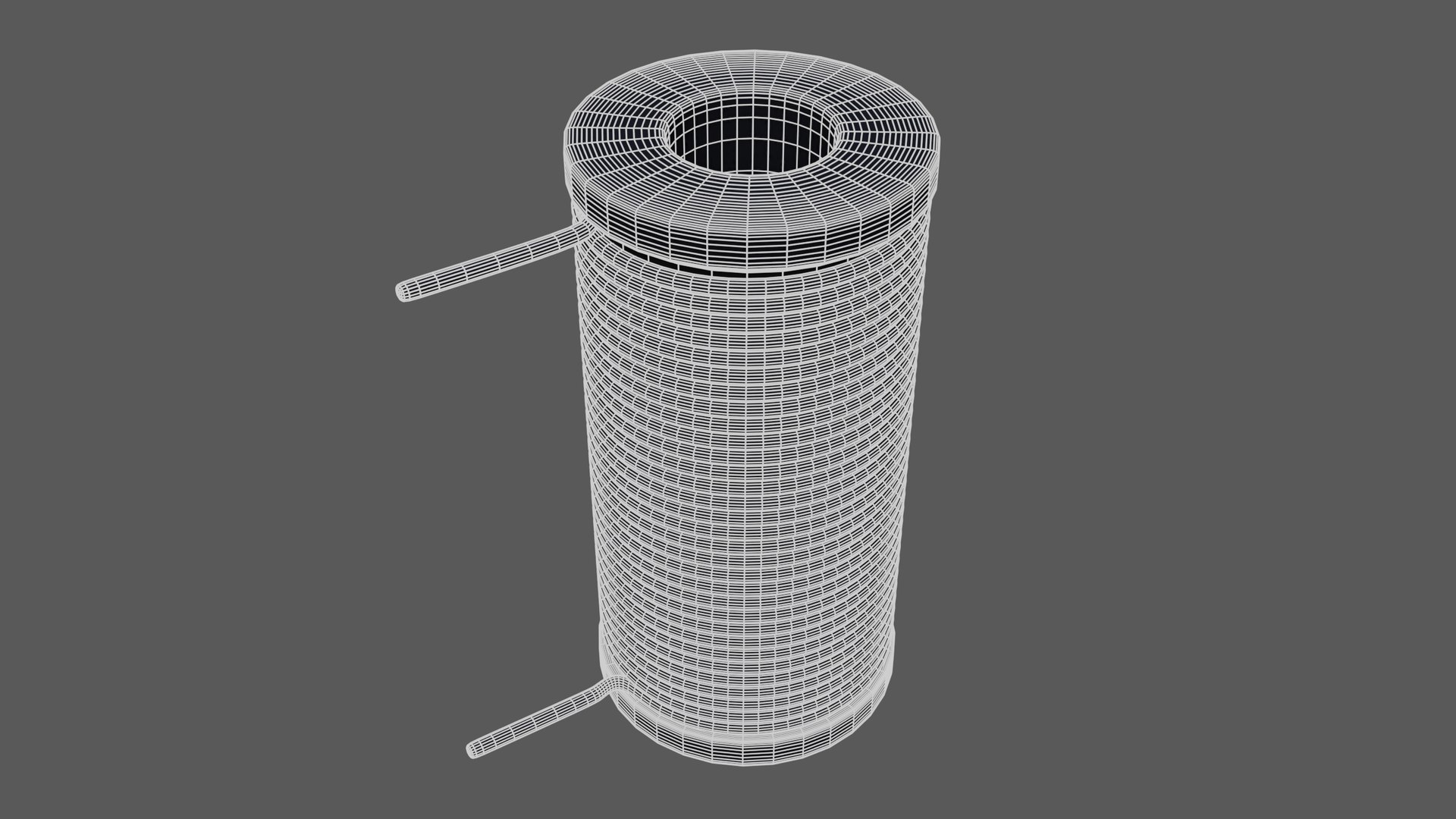 3D Simple Induction Coil Model - TurboSquid 1964349