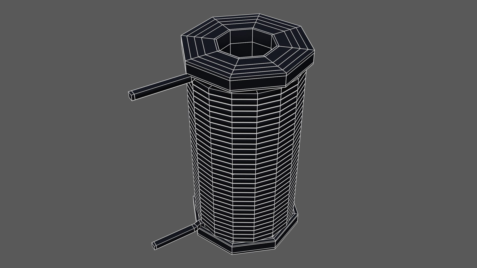 3D Simple Induction Coil Model - TurboSquid 1964349